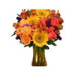 Sunflower Sampler Arrangement | Lulus Flowers
